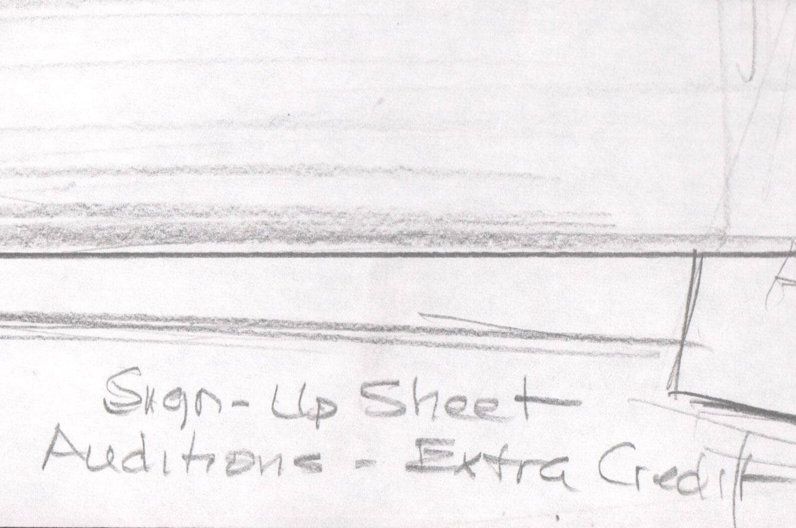 High School Musical Hand-drawn Original Pencil Layout From BROADWAY ...