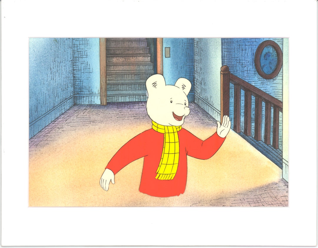 RUPERT Bear Original Production Animation Cel From the Cartoon by ...