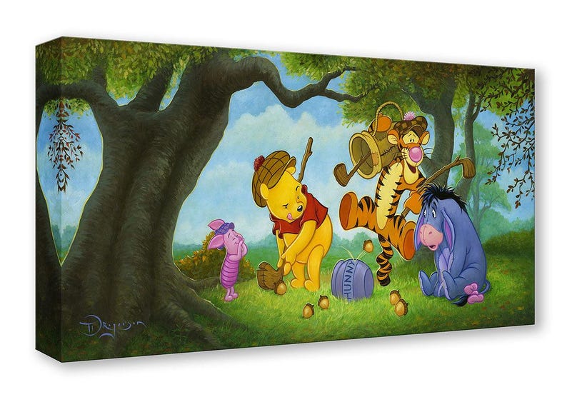 Winnie the Pooh Tigger Golf Walt Disney Fine Art Tim Rogerson Limited ...