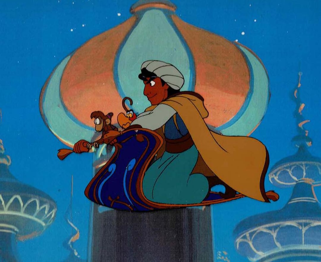 Walt Disney Aladdin Animated Series Television Production Animation Cel ...