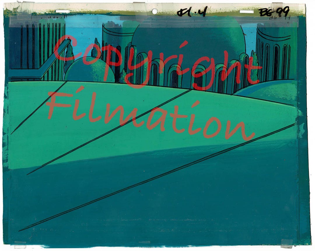 Flash Gordon Background Art Filmation Original Production Animation Art ...