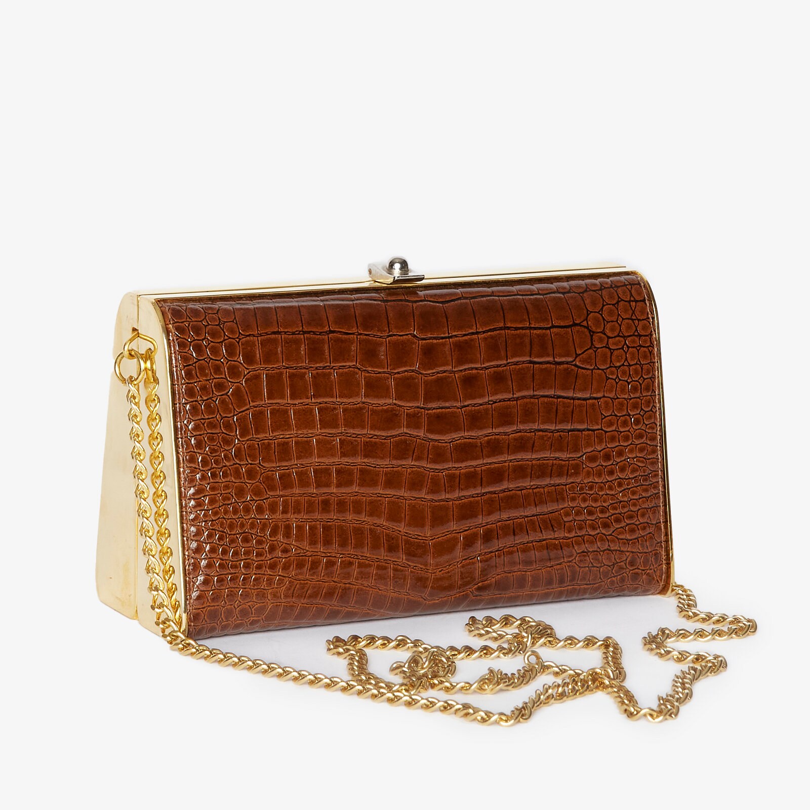 More Lou to Love! Vintage Lou Taylor Faux Alligator Box Style Handbag ...