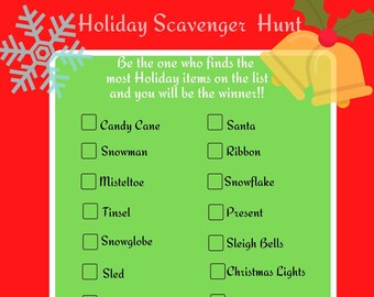 Halloween Scavenger Hunt Printable Digital PDF File - Etsy
