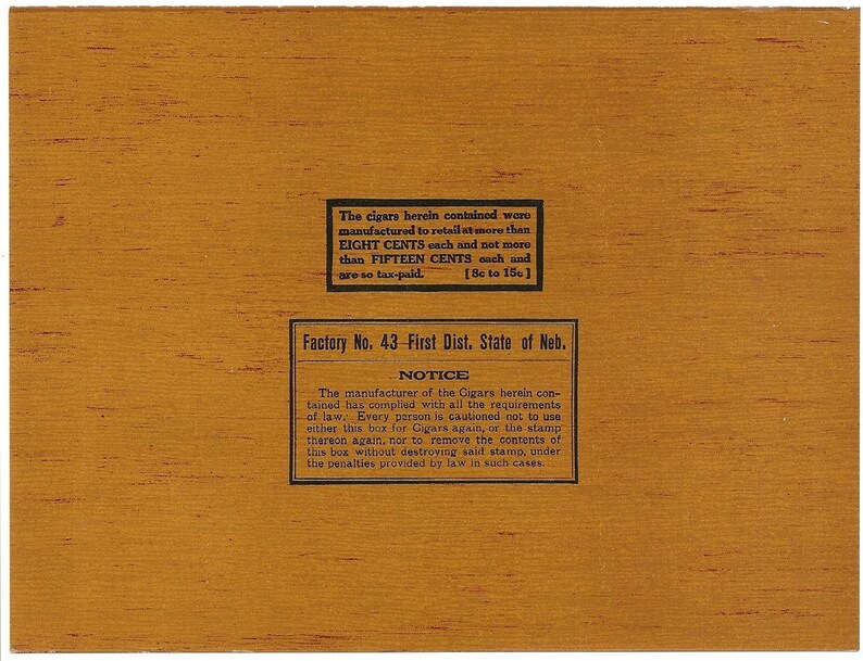 J. Sterling Morton Embossed Stone Litho Cigar Box Label Saeger - Etsy