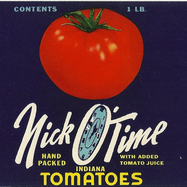 Tomato Canning Label - Etsy