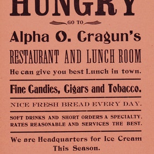 1900 1920's Original Unused Flyer / Broadside Alpha O. - Etsy