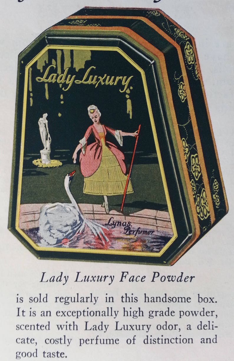 Large 1910 1920's Perfume Product Label VINTAGE | Etsy