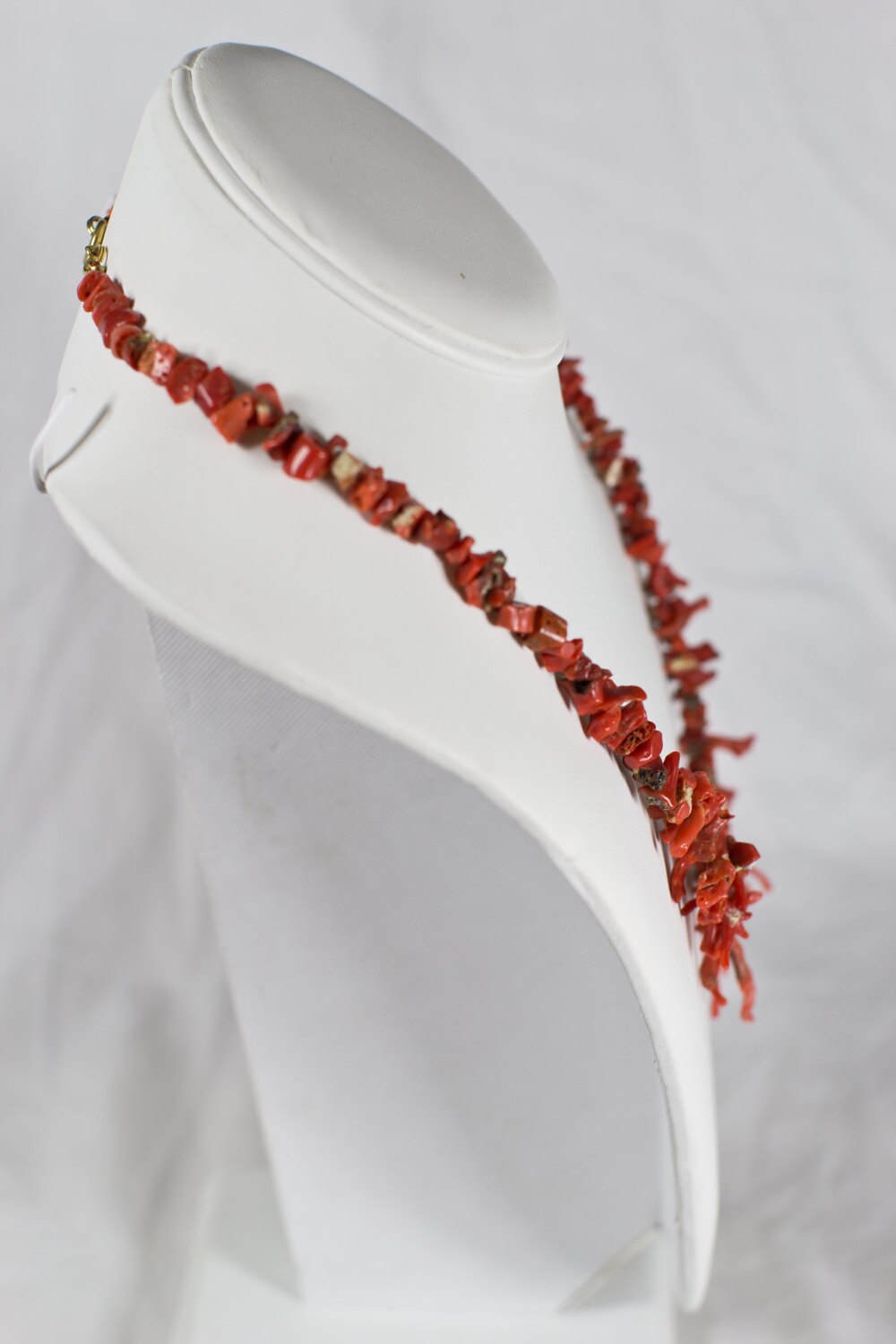 40s Red Branch Raw Mediterranean Italian Red Coral Necklace - Etsy