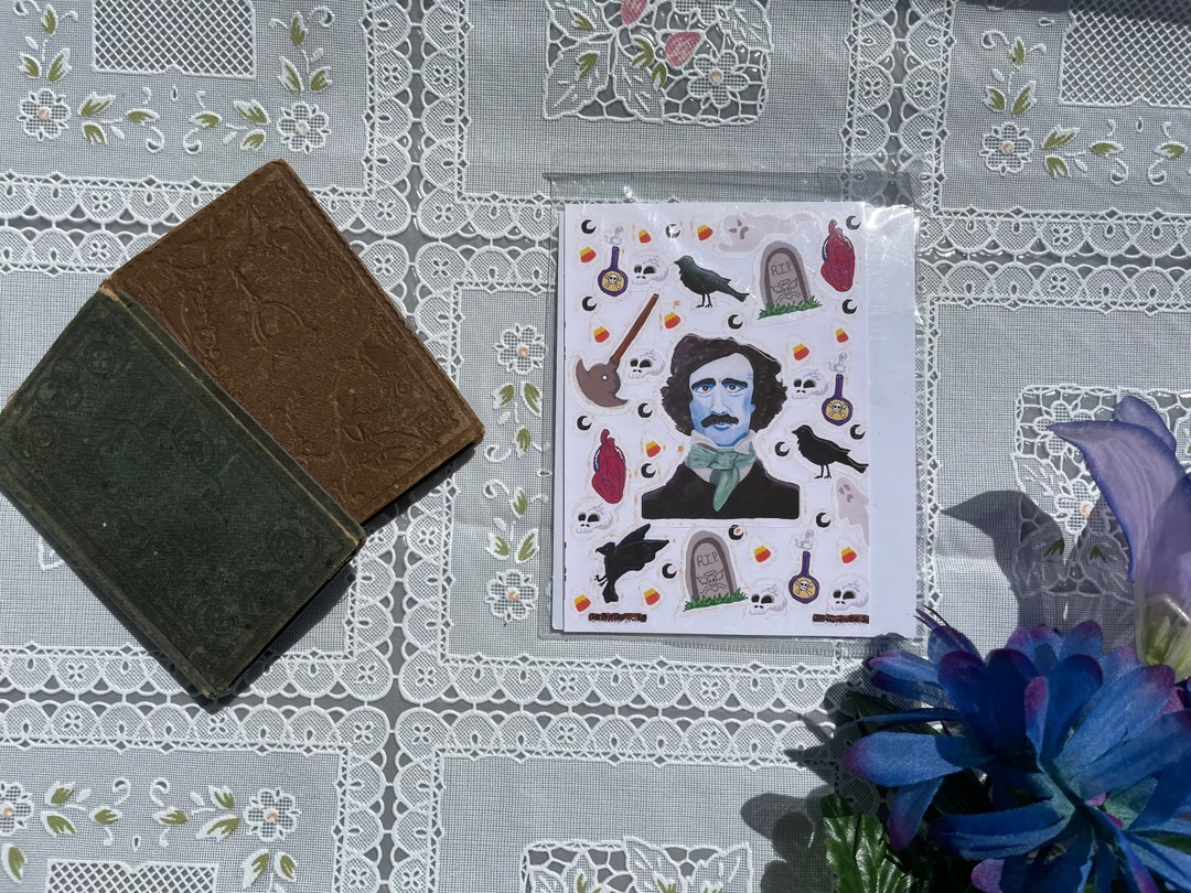 STICKER SHEETS Popart Authors Toni Morrison, Edgar Allan Poe, Jane ...