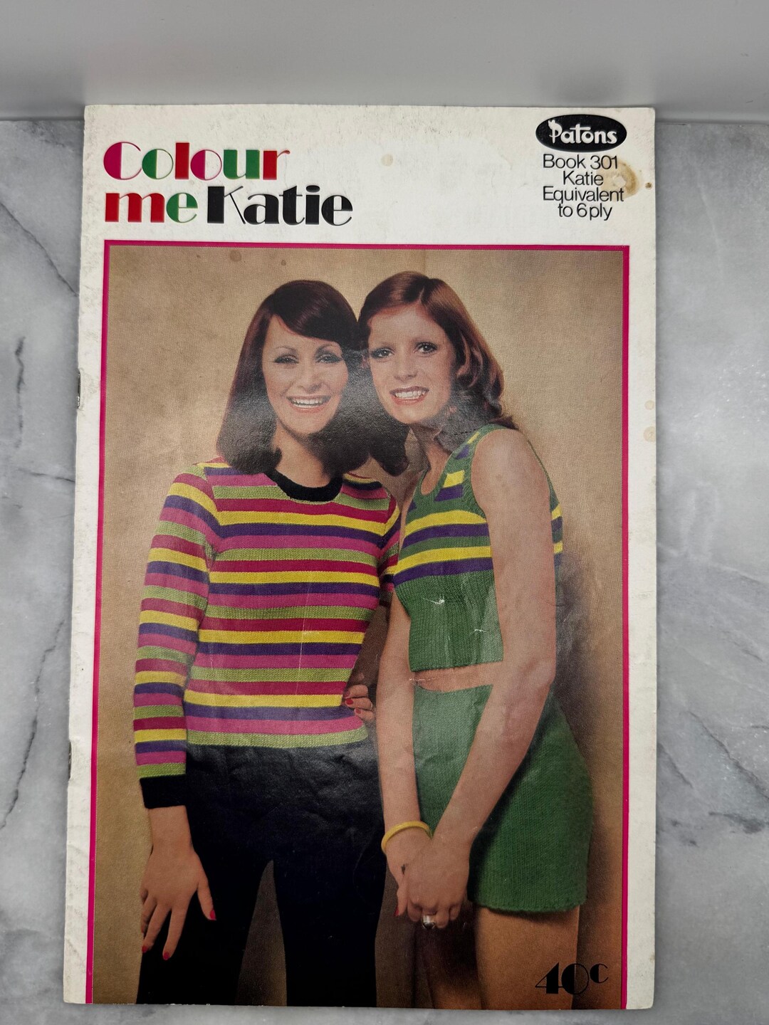 1972 Patons Colour Me Katie Book 301 Vintage Knitting Patterns for 6ply ...