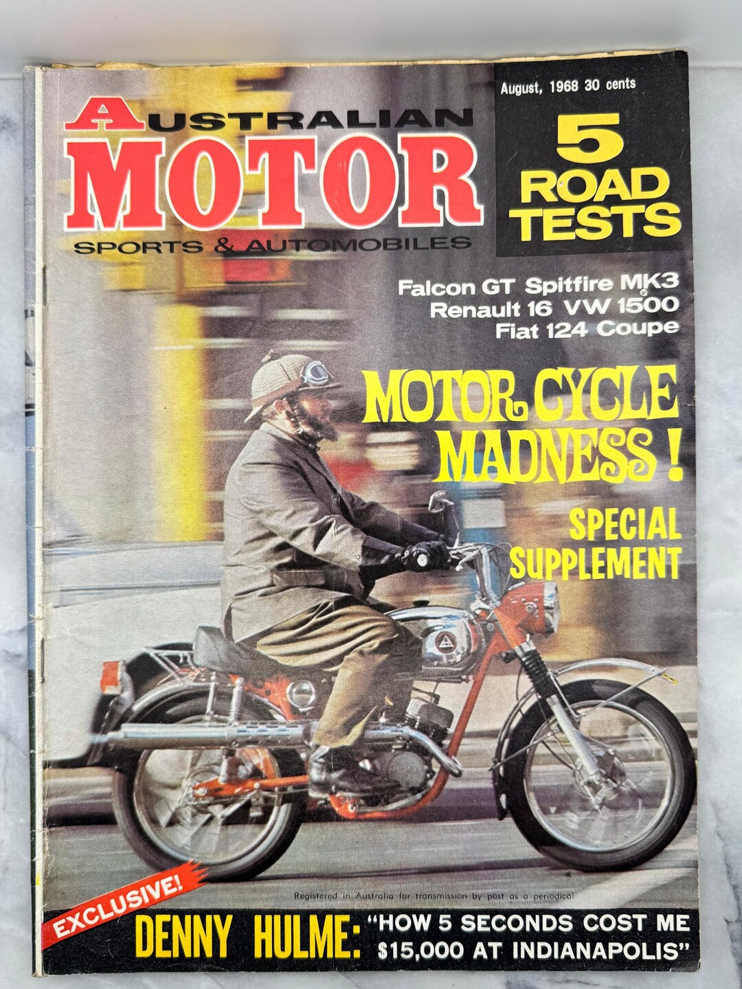 1968 Australian Motor Sports & Automobiles Magazine - August Issue ...