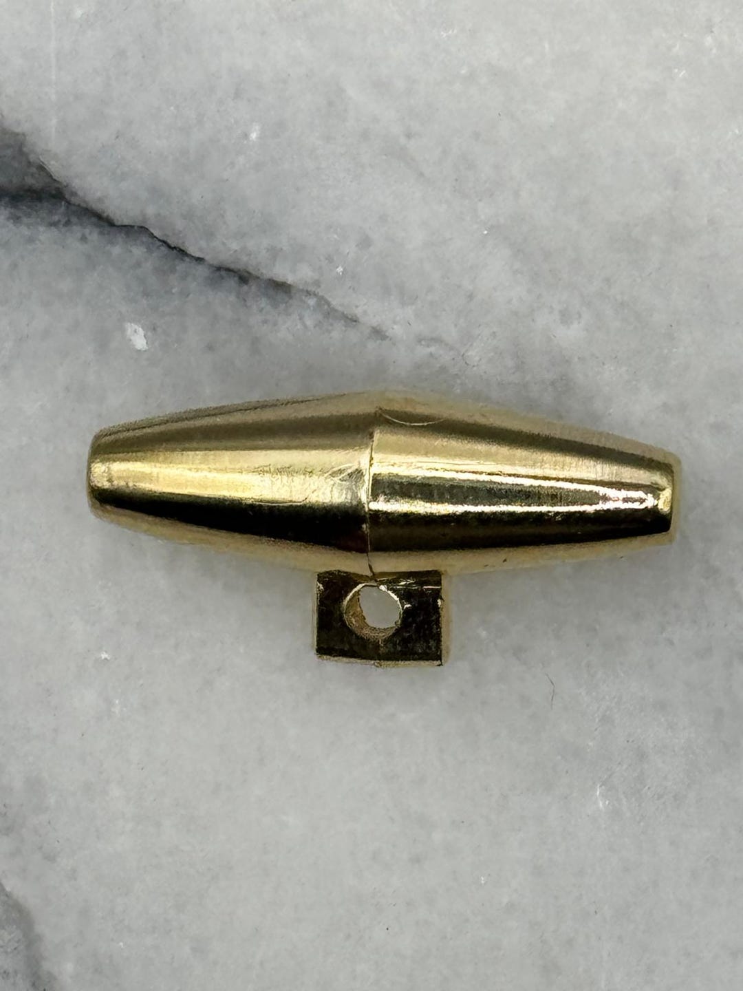 Vintage Gold Barrel Toggle Buttons Set of 7 3.5 Cm - Etsy
