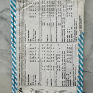 1984 Simplicity 6296 Sewing Pattern Pullover Dress in Four Styles size ...