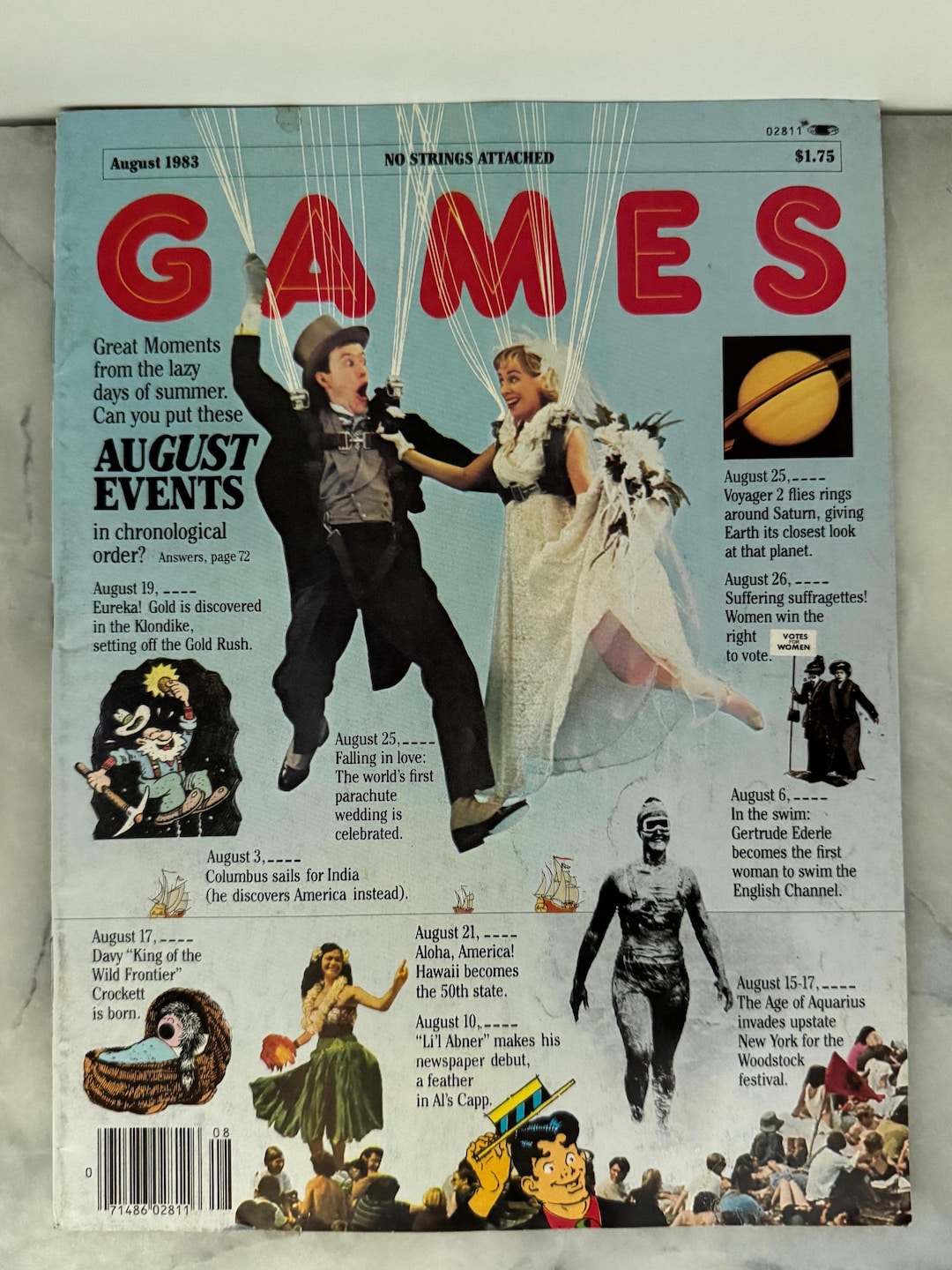 1983 Games Magazine - Vol. 7 No. 8 Issue 42 - August - Vintage Puzzles ...