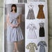 2018 Vogue V9293 Sewing Pattern – Fit & Flare Dress With Tie Waist ...