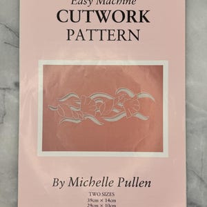 1990 Michelle Pullen Easy Machine Cutwork Pattern - “seashells” Design ...