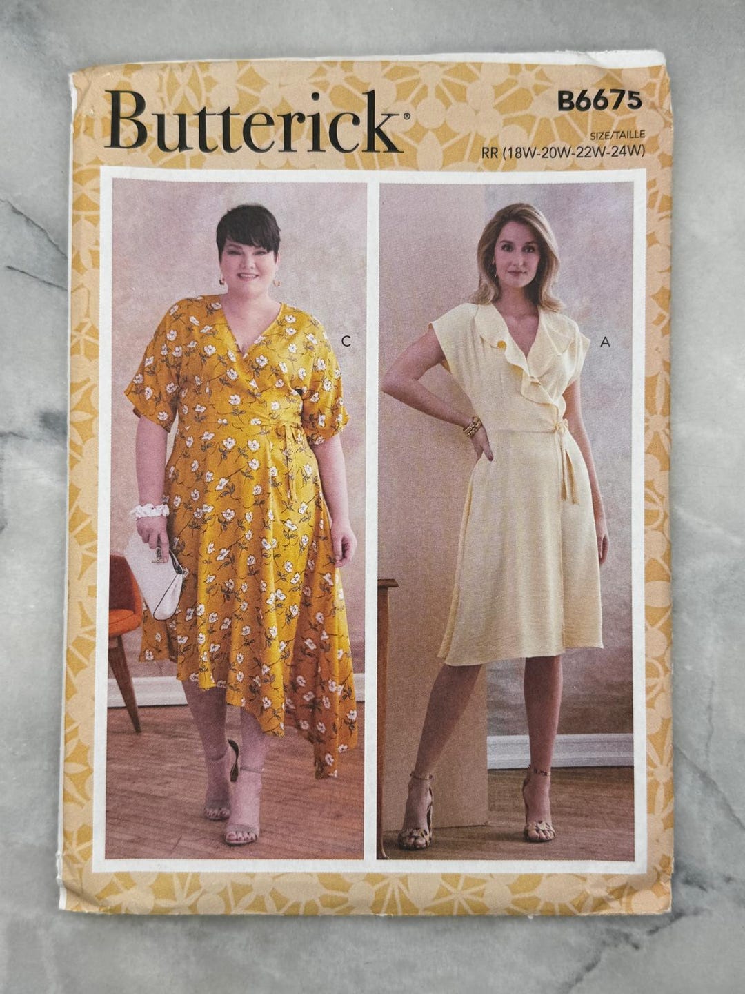 2020 Butterick B6675 Sewing Pattern - Misses’ and Women’s Dress (sizes ...
