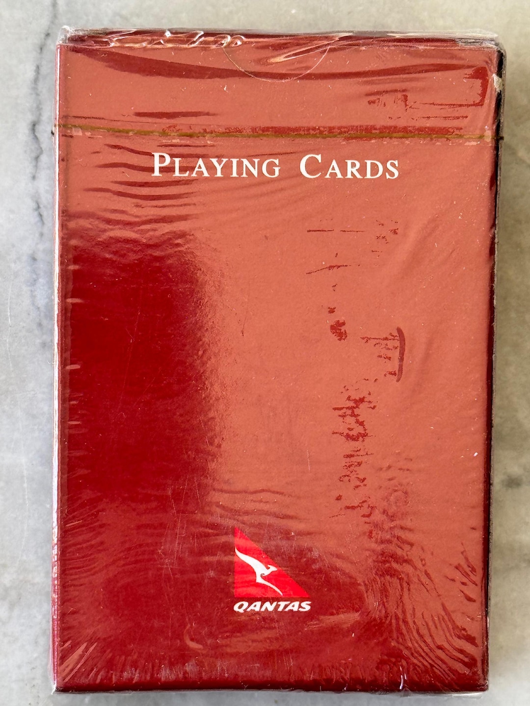 Vintage 2000s Qantas Playing Cards – Red Box – Airline Collectible ...