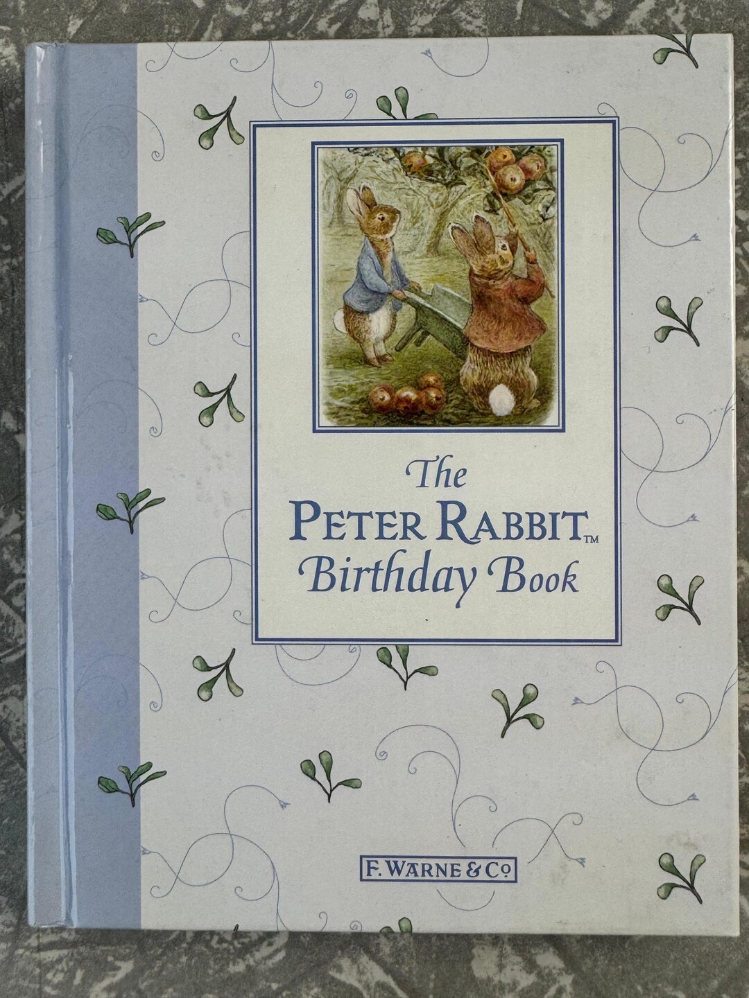 1999 Vintage Peter Rabbit Birthday Book – Beatrix Potter – Hardcover by ...