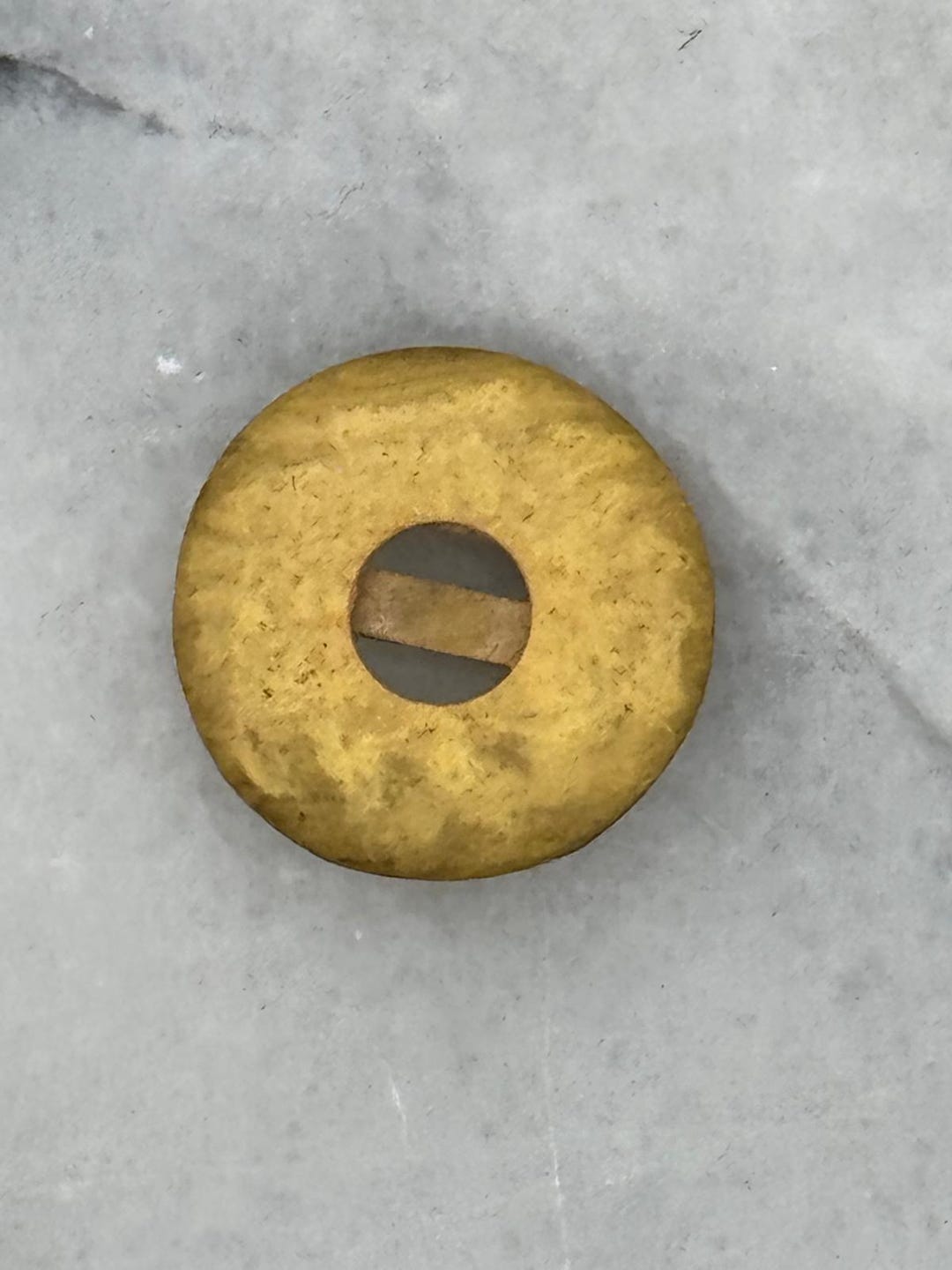 Vintage Marbled Brown Plastic Belt Buckle Buttons - Set of 10 (1.7cm ...