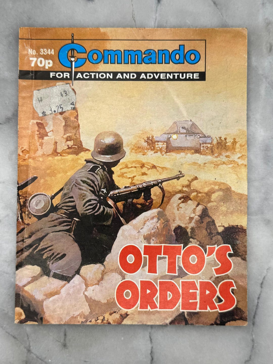 2000 Commando Comic No. 3344 Otto's Orders Vintage Action Adventure - Etsy