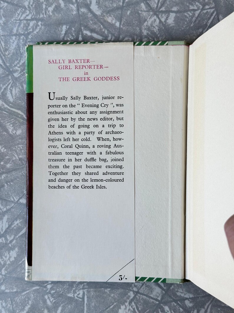 1960 Vintage Sally Baxter Girl Reporter: the Greek Goddess by Sylvia ...