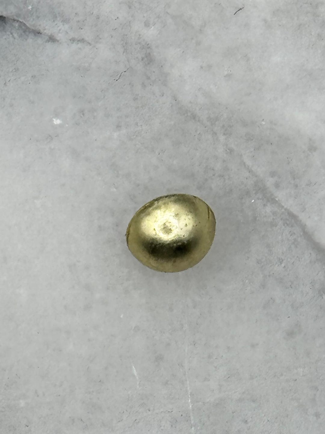 Vintage Small Brass Domed Buttons - Set of 10 (1cm) - Shank-back Design ...