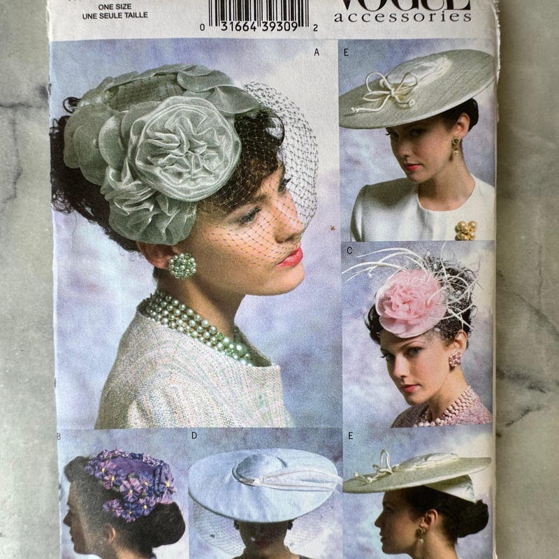 Vogue Hat Pattern - Etsy
