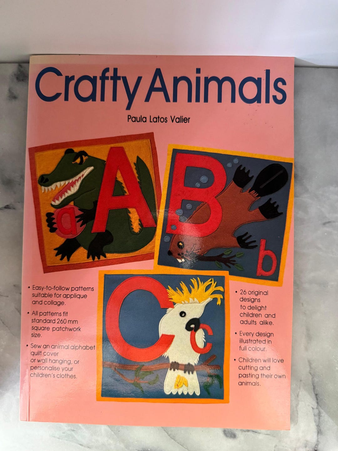 1990 Crafty Animals by Paula Latos Valier - Applique and Collage ...