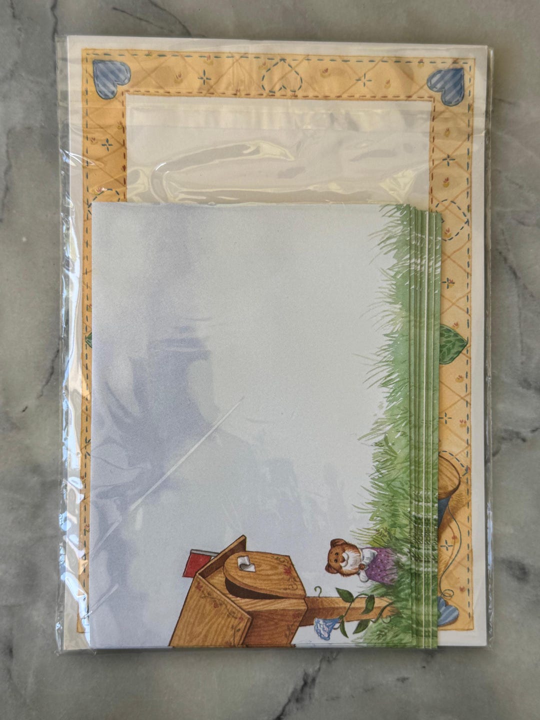 1990s Mouse and Mailbox Writing Paper Set - 10 Envelopes and 10 Sheets ...