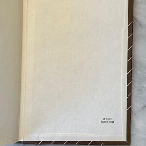 1980s One Year Diary - Brown Hardcover Journal - Undated Daily Planner ...