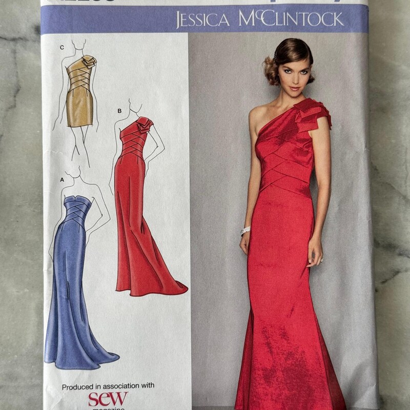 Evening Gown Pattern - Etsy
