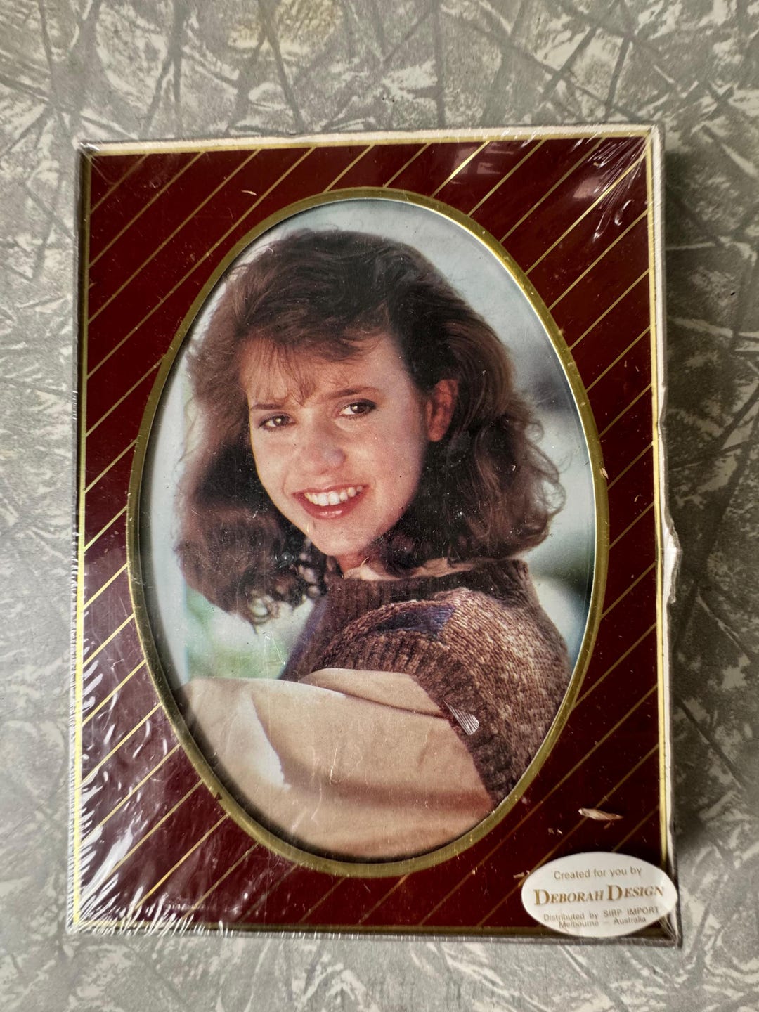 1980s Vintage Deborah Design Oval Photo Frame - 5 X 7 Inch (13 X 18 Cm ...