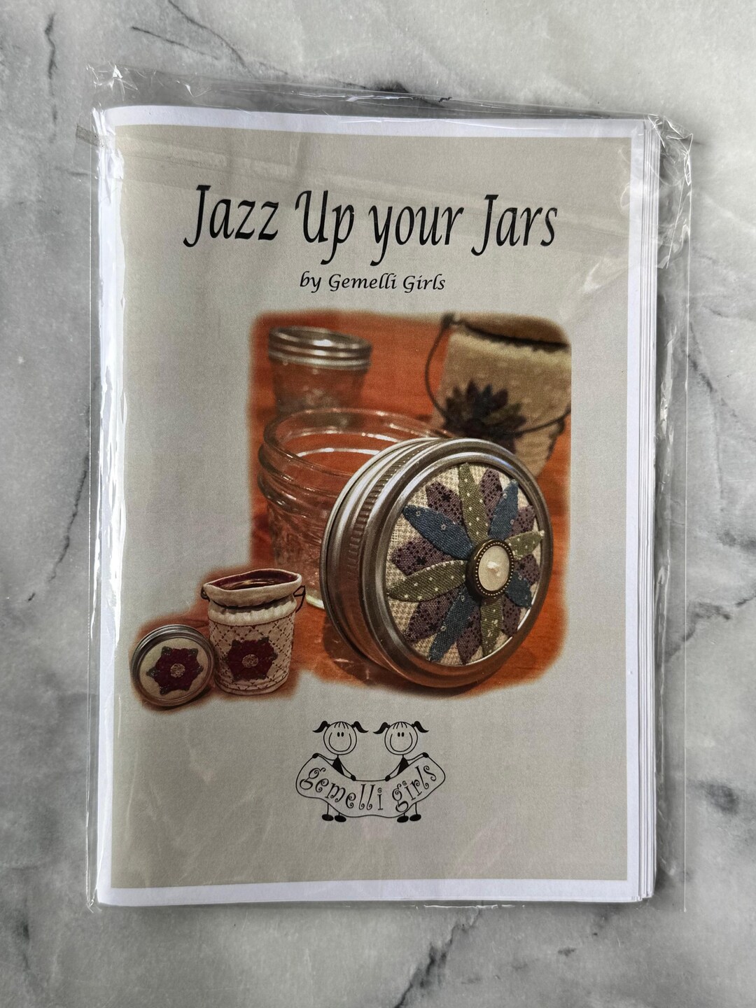 2000s Vintage Sewing Pattern - "jazz up Your Jars" by Gemelli Girls ...