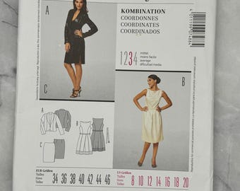2007 Vogue V2979 Sewing Pattern - Misses' Bridal Dress and Sash (sizes ...