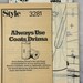 1981 Style 3281 Sewing Pattern - Misses’ Pullover Dress (size 14 ...
