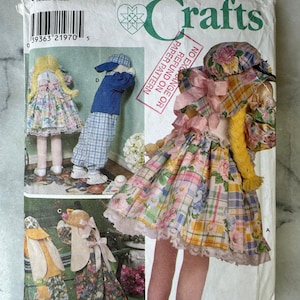 1995 Vintage Simplicity 8268 Sewing Pattern – 38cm (15") Doll Body ...