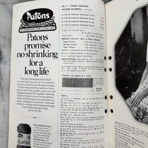 1970s Patons the Enchanted Forest of Bluebell - Knitting Pattern Book ...