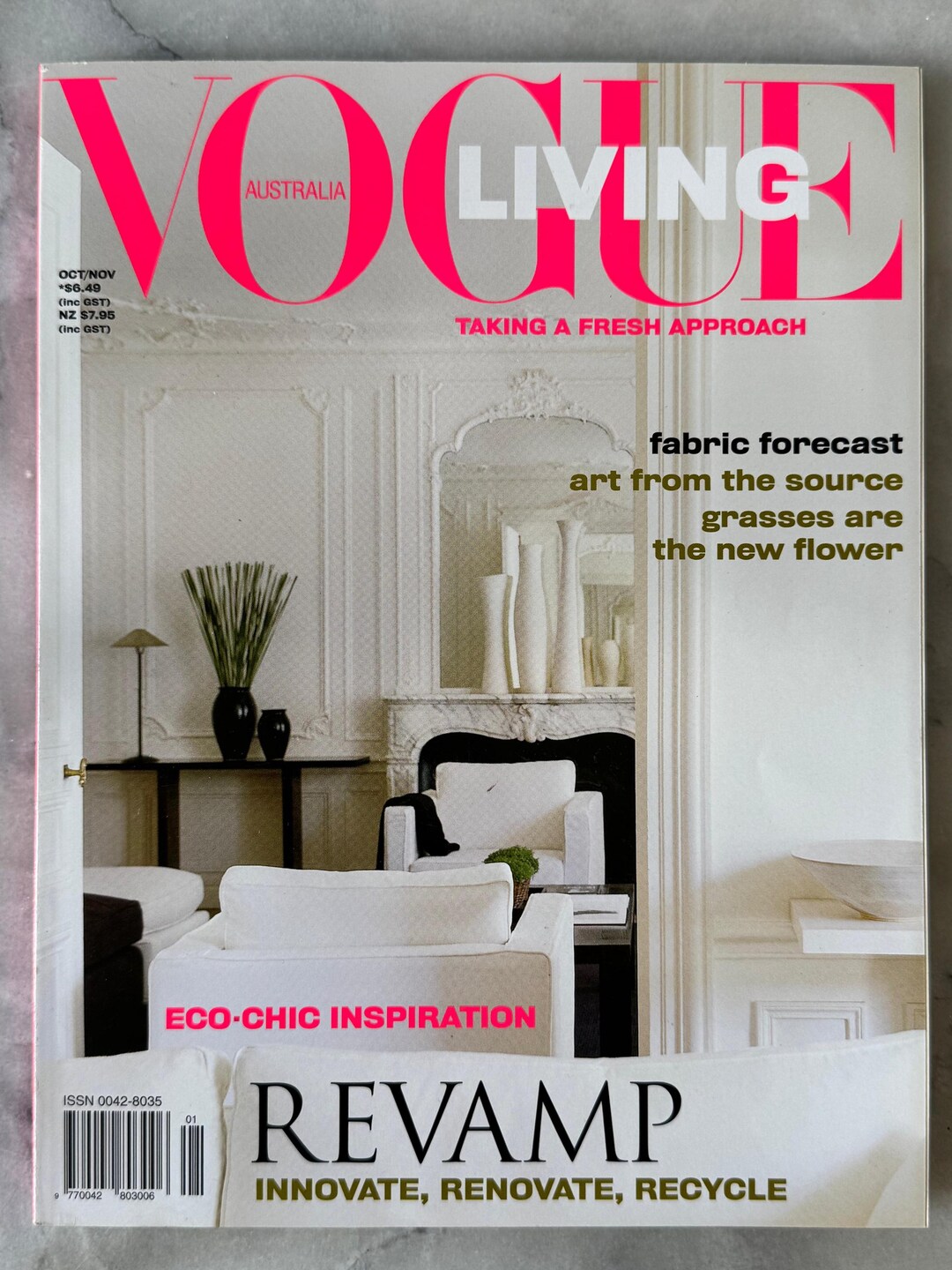 2001 Vogue Living Australia Magazine - October/november - Interior ...