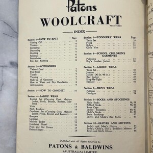 1950s Patons Woolcraft - A Practical Guide to Knitting and Crochet ...