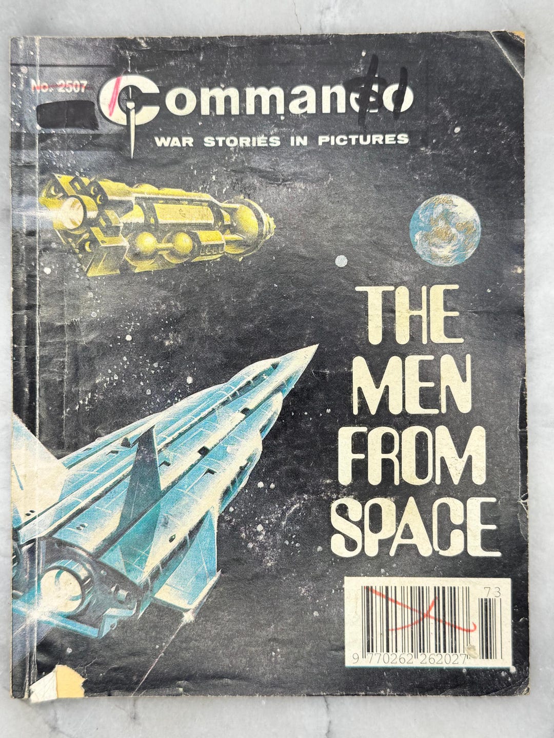 1991 Commando Comic No. 2507 - the Men From Space - Vintage Sci-fi ...