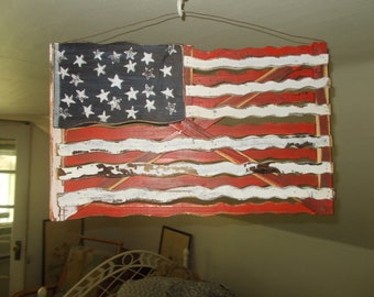 Barn quilt flag | Etsy