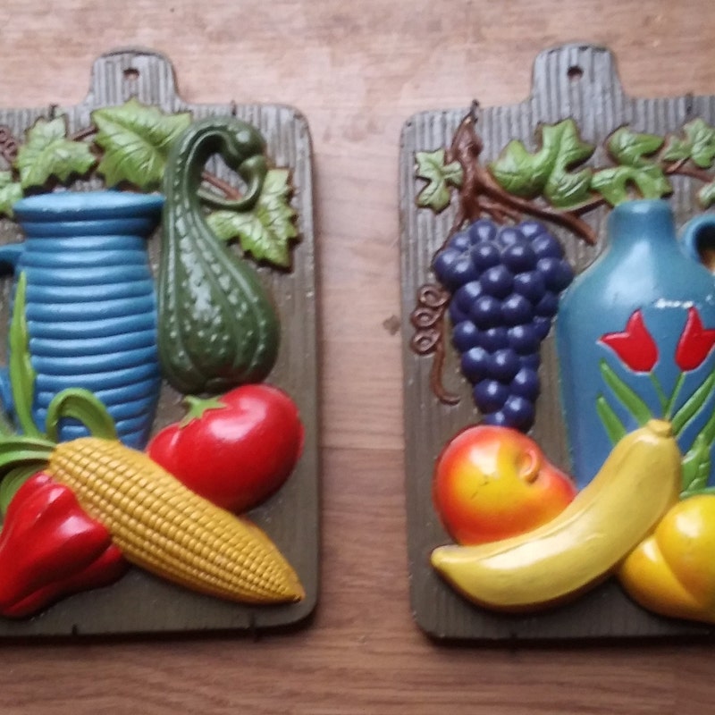 Chalkware Plaques - Etsy