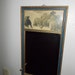 Antique Mirror With Black and White Lithograph Sheep and - Etsy