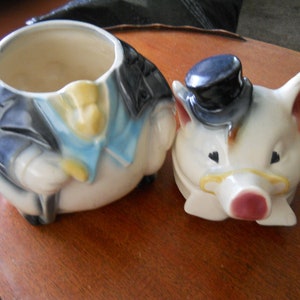 Antique Mccoy Tuxedo Pig Cookie Jar W7 USA - Etsy