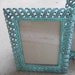 Set of 2 Terragraphics Decorative Metal Photo Frames Peacock Blue - Etsy