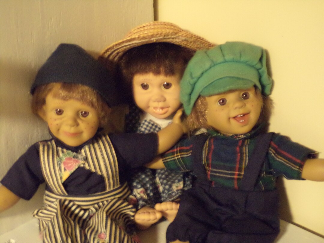 Set of 3 Charming Gi Go Dolls - Etsy