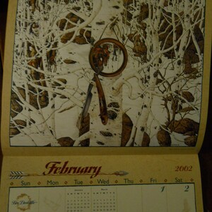 Vintage Bev Doolittle 2002 Wall Calendar in Original Sleeve 12 ...