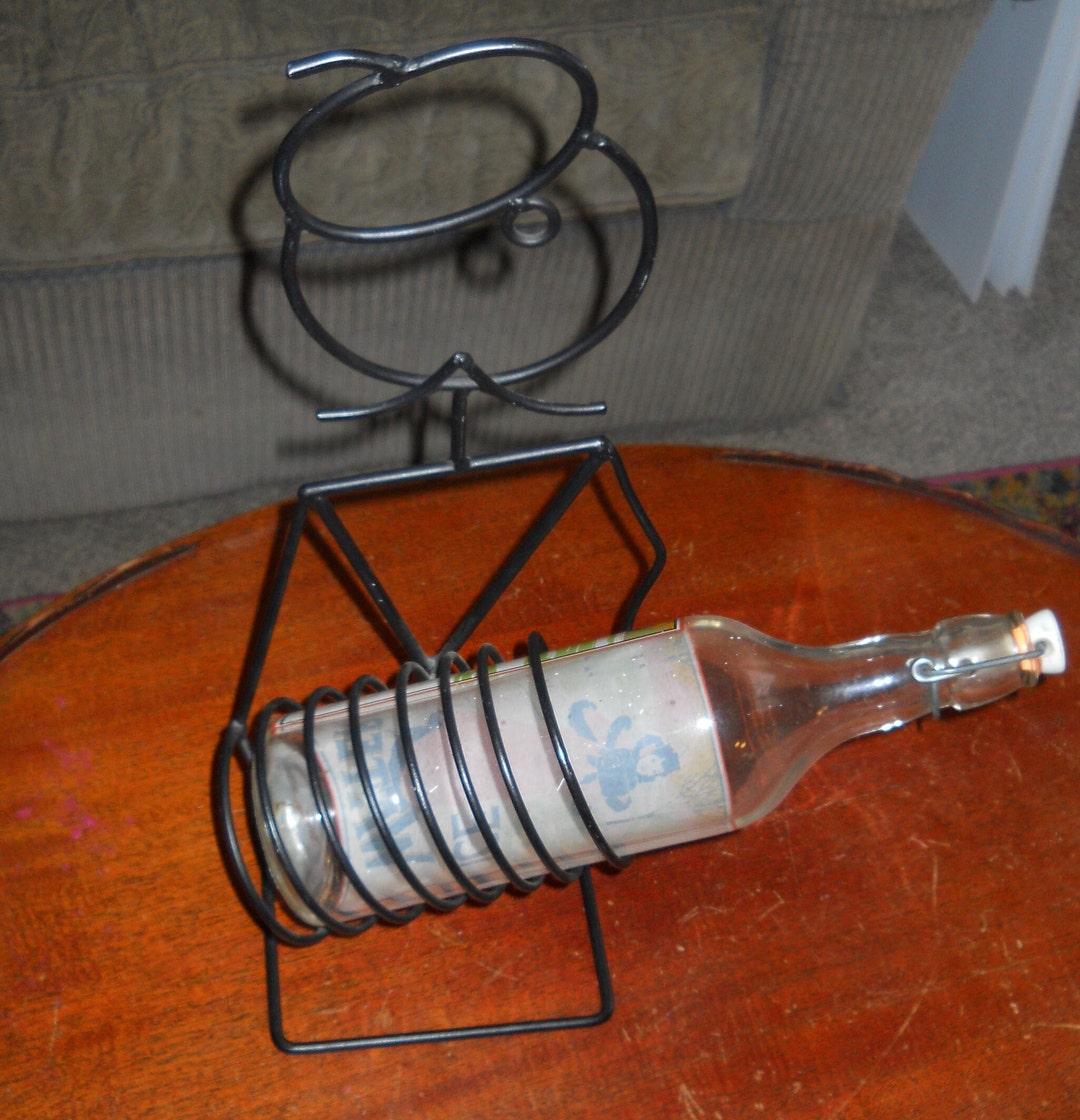 Charming Frenchman Wire Wine Bottle Holder - Etsy