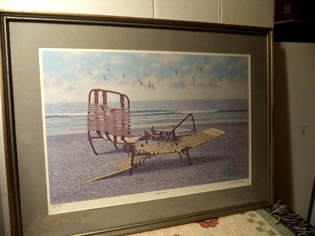 Larry B Burge Signed and Numbered Artist Proof 10 / 25 "last Summer" - Etsy